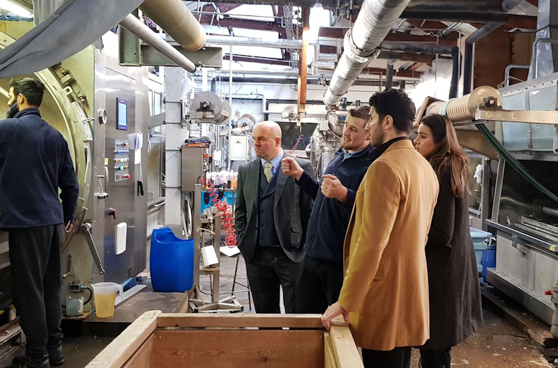 Our US agent takes a tour - English Cloth